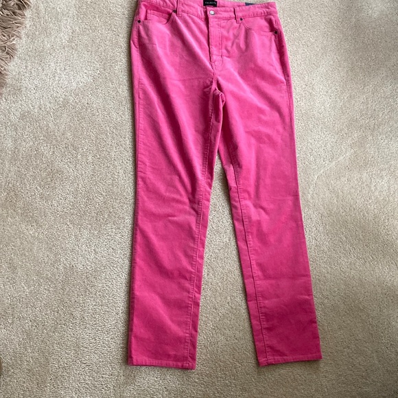 Talbots | Pants & Jumpsuits | Nwt Talbots Pink Straight Leg Corduroy ...